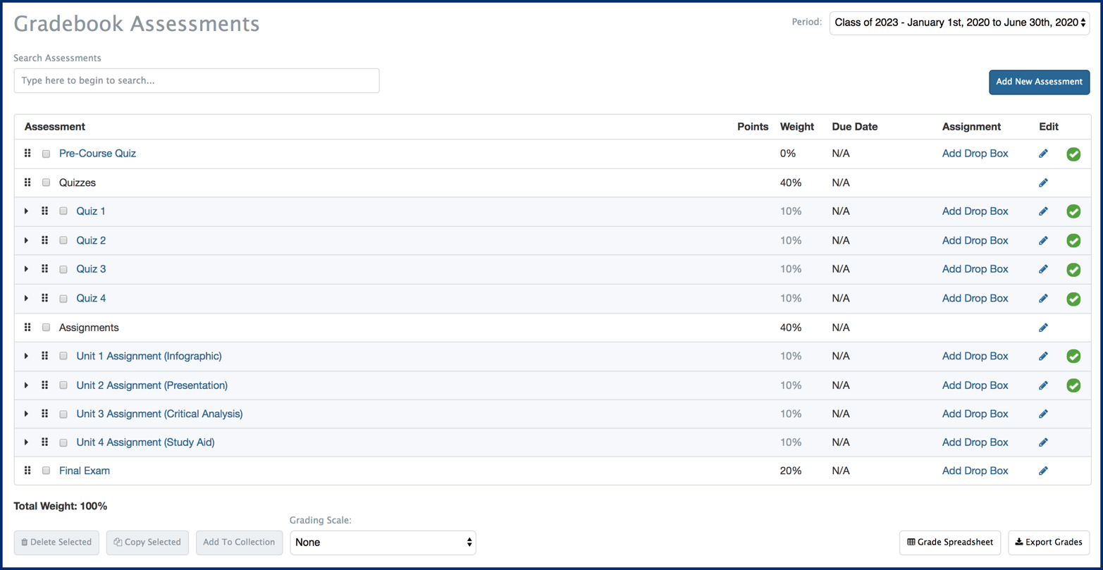 Introduction to Gradebook